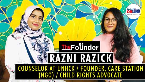 The Founder | Razni Razick - DailyMirror Online | Daily Mirror