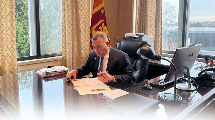 Mahinda Samarasinghe assumes duties as SL Ambassador to USA - Latest ...