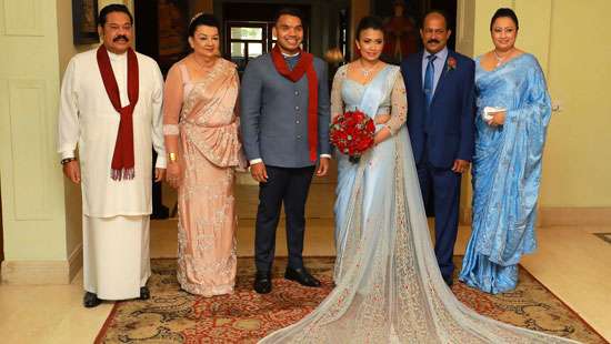At Namal Rajapaksa’s wedding reception - Latest News | Daily Mirror