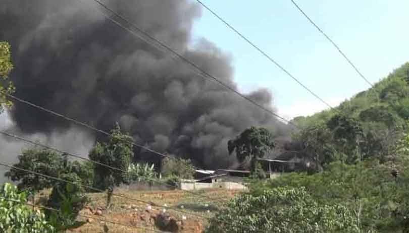 Massive fire destroys thinner factory in Avissawella - Breaking News ...