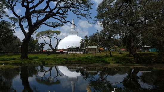 A spectacular view of Ruwanweliseya - Caption Story | Daily Mirror