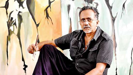 Artist Damith Indrajith opens his very own gallery in Pannipitiya ...