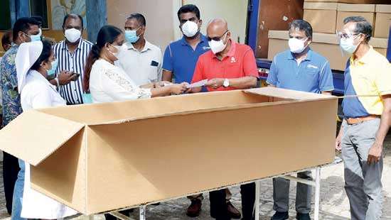 UNIDIL Packaging donates corrugated board coffins to Dompe Base ...