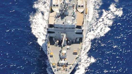 Indian Navy ship ‘INS Sarvekshak’ enters Colombo Survey completed ...