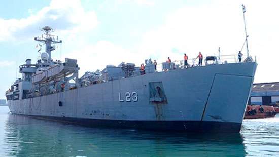 INS ‘Gharial’ arrives in Colombo with medical aid - Latest News | Daily ...