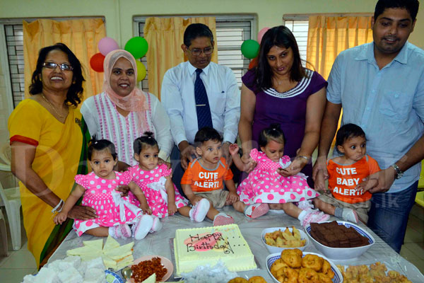 Video: Quintuplets celebrate first B’day - Caption Story | Daily Mirror