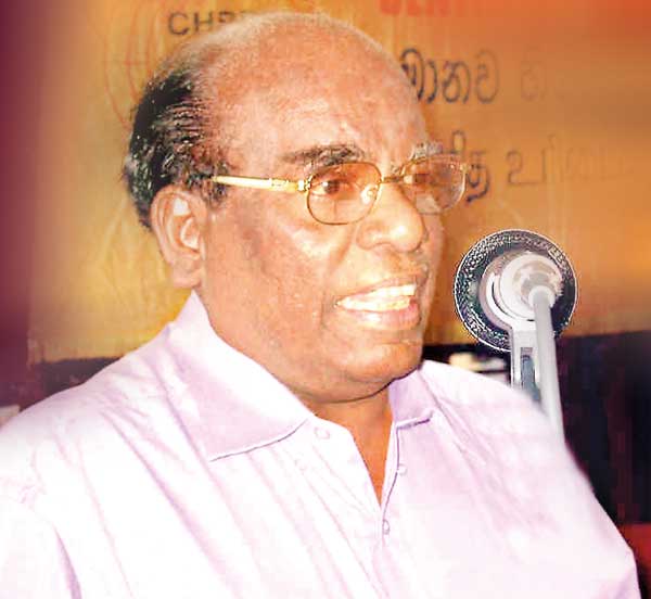 This is a man! 80th Birthday of Appathurai Vinayagamoorthy - Opinion ...
