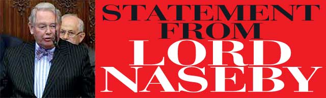 Statement from Lord Naseby Sends detailed evidence to United Nations ...