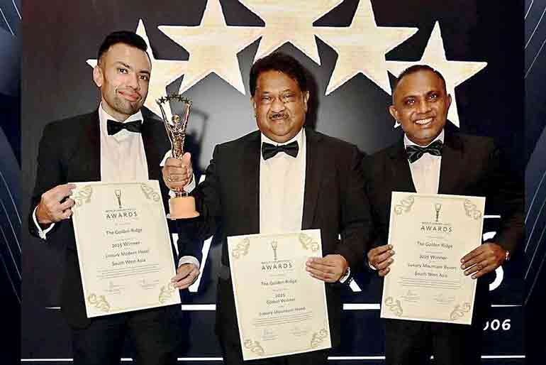The Golden Ridge, Nuwara Eliya crowned Global Winner at World Luxury ...