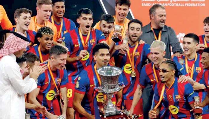 Barcelona beat Real Madrid in El Clasico to retain Spanish Super Cup ...