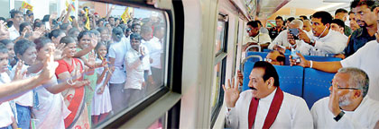 Iconic Yal Devi train arrives in Jaffna after 24 years | Daily FT