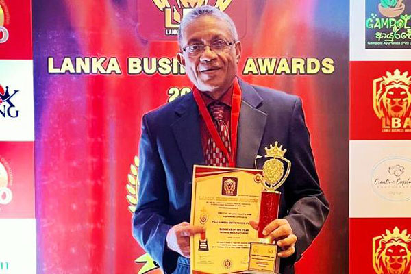 Thai Sumeda honoured at the Lanka Business Awards 2025 - TimesOnline